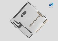 China Micro SD Card Connectors, Secure Digital Compatible Card, 9 Position, Surface Mount, Right Angle for sale