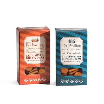 China Offset Printed Biscuit Folding Paperboard Boxes ISO9001 Kraft Macaroni Salad Box for sale