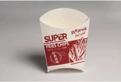 China Fried Chicken Food Container Paper Box 10.6*9.7*6.5cm Paper Take Away Containers for sale