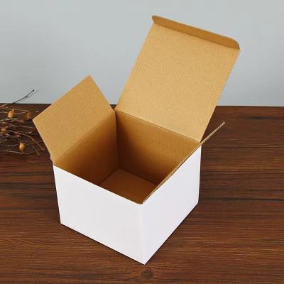 China 250gsm White Cardboard Boxes 12x12x12cm 24x24x24cm 10.3x10.3x11cm for sale