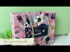 Glossy Lamination Shoes Clothing Paper Bags 250gam Coated