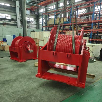 China Fonte de energia hidráulica 55000LBS 25 toneladas Guincho para guindaste móvel e máquina de perfuração à venda