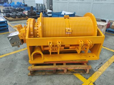 China 25T High Torque Towing Motor Wire Line Hydraulic Winch for Flag Pole Speed 0-40m/min for sale