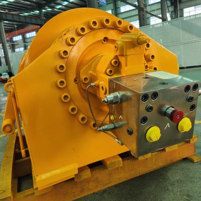 China 25T High Torque Towing Motor Wire Line Hydraulic Winch for Flag Pole Speed 0-40m/min for sale