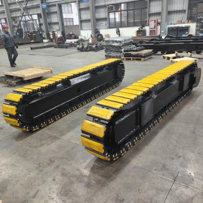 Cina Sistema di telaio a rotaia in gomma e acciaio 35T con motore idraulico in vendita
