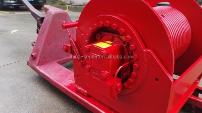 China Cable Drum Hydraulic Winch for Tractors/Anchor/Excavator/Shrimp Boat/Fishing Net for sale