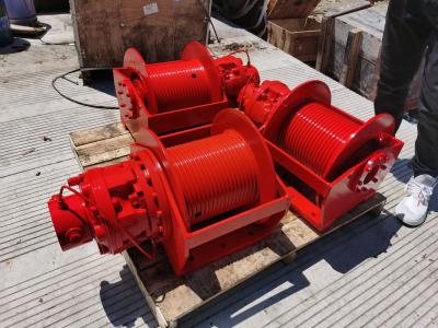China Staal 3 ton marine enkele trommel hydraulische lier met hydraulische krachtbron Te koop