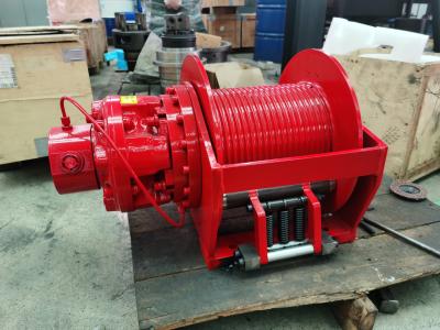 China Staal 3 ton marine enkele trommel hydraulische lier met hydraulische krachtbron Te koop