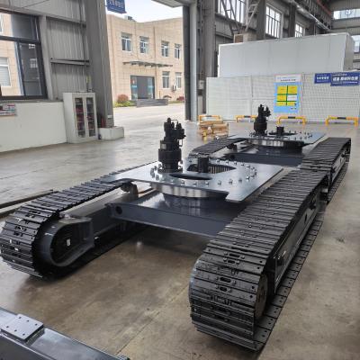 China Middle Beam Hydraulic Slewing Device for Custom Track Chassis on Drilling Rig Crusher for sale