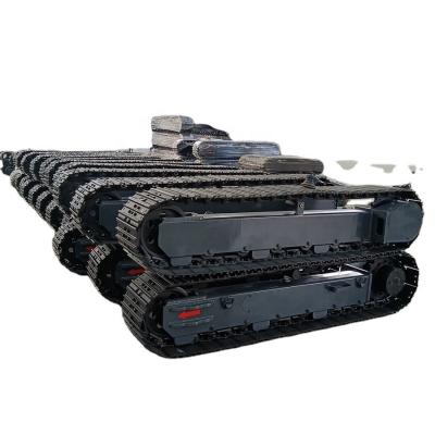 China Chassis de carris de aço pesado de 25 toneladas para máquinas industriais e para carroças resistentes à venda