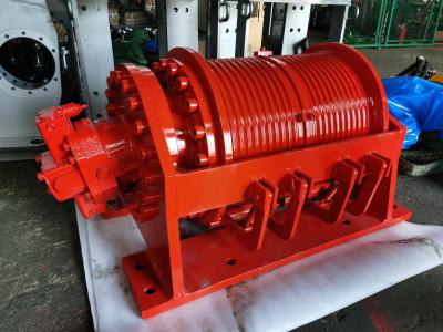 China Industriële kwaliteit 0-650KN Vermogen Hydraulische motor Dubbele trommelwinch voor industriële Te koop