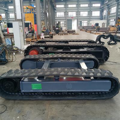 China Deel nr. KRT1500 Chassis voor graafmachines met rubberen spoor 5 ton voor industriële toepassingen Te koop