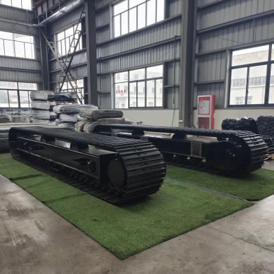 China Machinery Repair Shops Steel Crawler Track Onderstel voor Track Mobile Crusher Te koop