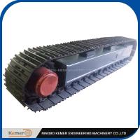 China 40 Ton Loading Capacity Customized Track Chassis for Black or Per Your Requirement for sale