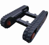 Quality 3 Ton Rubber Track Undercarriage Custom Built Black Or Per for Construction for sale