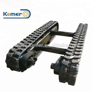 China Verkrijgbare online ondersteuning van rubbercrawler-trackschassis voor productie-installaties Te koop