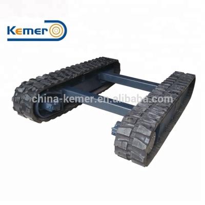 China Verkrijgbare online ondersteuning van rubbercrawler-trackschassis voor productie-installaties Te koop