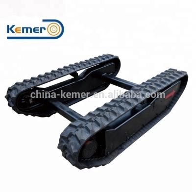 China Verkrijgbare online ondersteuning van rubbercrawler-trackschassis voor productie-installaties Te koop