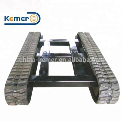 China Verkrijgbare online ondersteuning van rubbercrawler-trackschassis voor productie-installaties Te koop