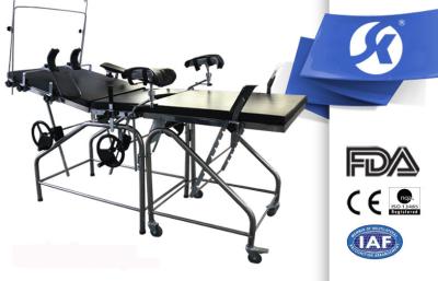 China Adjustable Medical Gynecology Examination Table With Manual Hand Wheels for sale