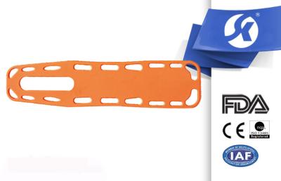 China SKB2A01 Hospital Plastic Back Medical Stretcher , Spine Board With Straps for sale