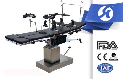 China Hospital Surgical Operating Table , Operating Room Instruments With Leg Board / Foot Plate for sale