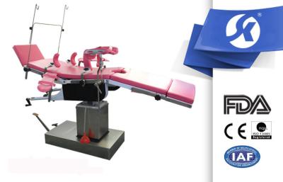 China Stainless Steel Hospital Manual Surgical Operating Table With Head Control for sale