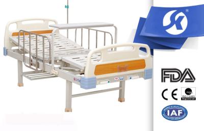 Cina Manuale mobile del letto di ospedale dell'acciaio inossidabile di 2 funzioni per stanza malata in vendita