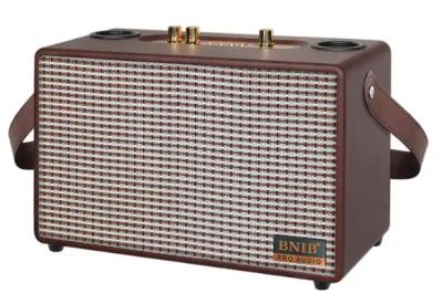 China 16W Retro Portable Bluetooth Speaker TWS USB Outdoor BT Speaker for sale