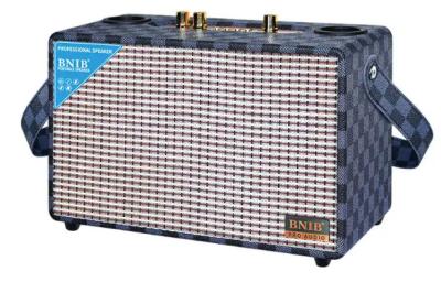 China 16W Retro Portable Bluetooth Speaker TWS USB Outdoor BT Speaker for sale