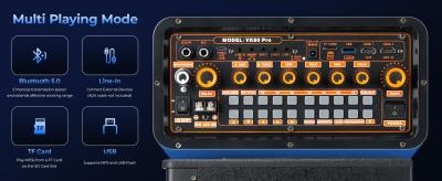 China Wireless Touch Screen Android System Karaoke Speaker Crystal Clear for sale