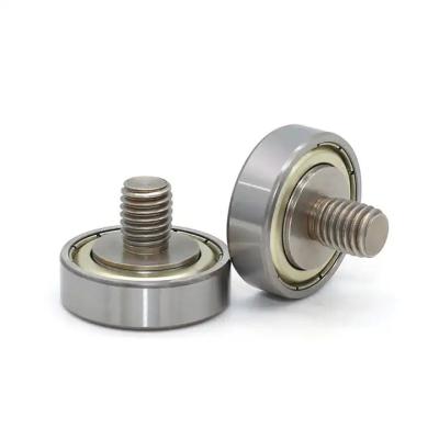 China Rolling Mill Deep Groove Ball Bearing Inner Ring with M10 Screw 6002ZZ External Thread for sale