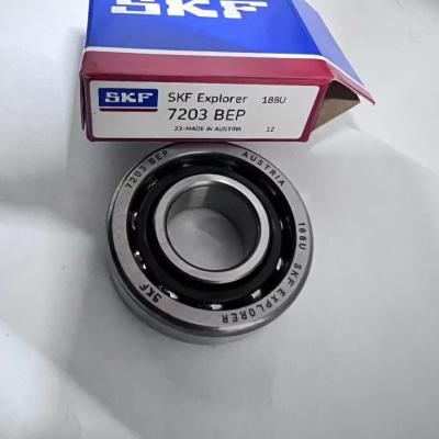 Cina 7203BEP Cuscinetto a sfera angolare a contatto 17*40*12 mm per le esigenze del cliente in vendita