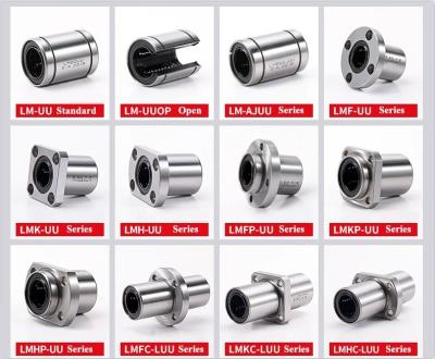 China Olievet LM8UU Lineaire bussen CNC Lineaire kogellagers voor staven Liner Rail Lineaire schachtonderdelen Te koop