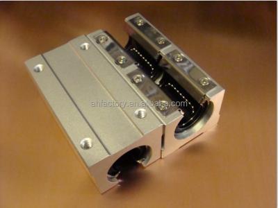 China Lineair bewegende kogellager SBR16LUU voor CNC-router lange koperen kooi Te koop