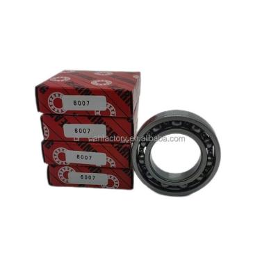China ISO9001 2008 Long Life High Speed 6007-OPEN Rolamentos de Esferas de Groove Profundo para Motocicletas à venda