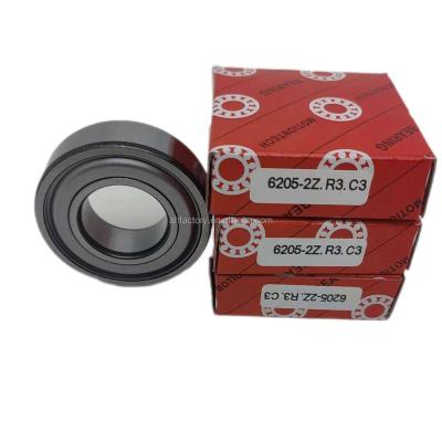Cina ISO9001 2008 Certificato 6205-2Z Cuscinetto a sfera a scanalatura profonda con buco di dimensione 0-25 mm in vendita