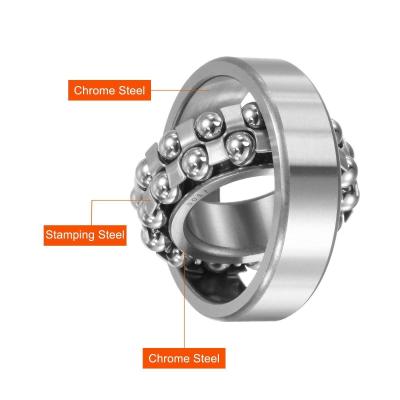 Cina 1220 Cuscinetti a sfera autoallineanti per officine di riparazione di macchine per la costruzione in vendita
