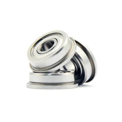 中国 精度評価 P5 F604zz 4x12x4mm 家具用小型フランジェ付き深溝ボールベアリング 販売のため
