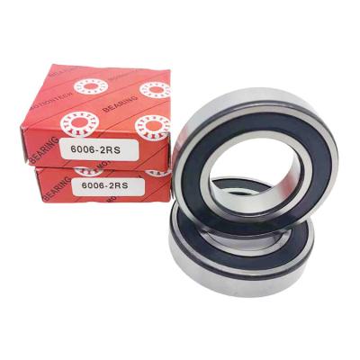 China 30*55*13mm Deep Groove Ball Bearings 6006-2RS for Chrome Steel/GCr15 Stainless Steel for sale
