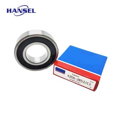 Cina Dimensione del foro 0 30 mm S K F Cuscinetti a sfera a scanalatura profonda 6206-2RS1/C3 per prestazioni in vendita