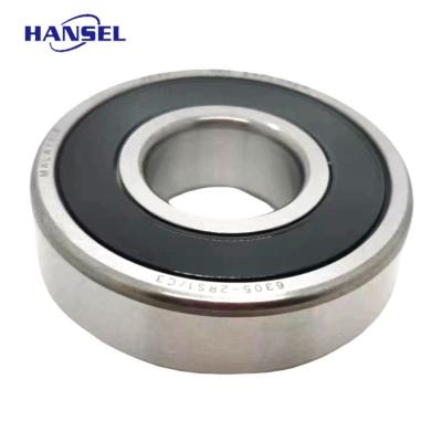 Cina Cuscinetti a sfera a scanalatura profonda 6305-2RS1/C3 Cuscinetto in miniatura per strutture a fila singola in vendita