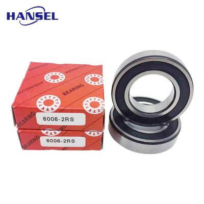 Cina Cuscinetti a sfera a scanalatura profonda ad alta velocità 6006-2RS con lunga durata e vibrazione Z2V2 in vendita