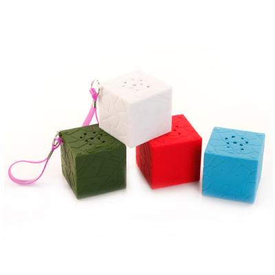 China Square Microboom Bluetooth Hiking Speaker Waterproof With Hang Loop for sale