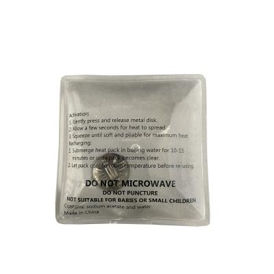China Custom Outdoor Reusable PVC Pocket Hot Pack 7.8 X 7.8CM for sale