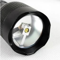 China Aluminum Alloy High Lumen LED Camping Flashlight Electric Torch Light 145X40X27 mm for sale