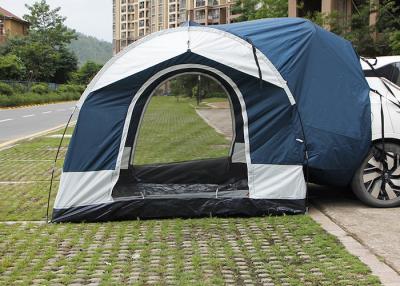 Cina 2 persone 250*250*200CM impermeabile PU2000MM rivestito blu 210D poliestere tenda da tetto all'aperto SUV Pick Up Shelter in vendita