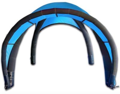 China Sunshade Awning Outdoor Event Tent Portable Blue Oxford TPU Inflatable X Tent 3Mx3M for sale