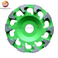 China Long Working T Segment Diamond Grinding Cup Wheels for sale