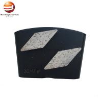 China Customized Rhombus Segment Diamond Grinding Shoes for sale
